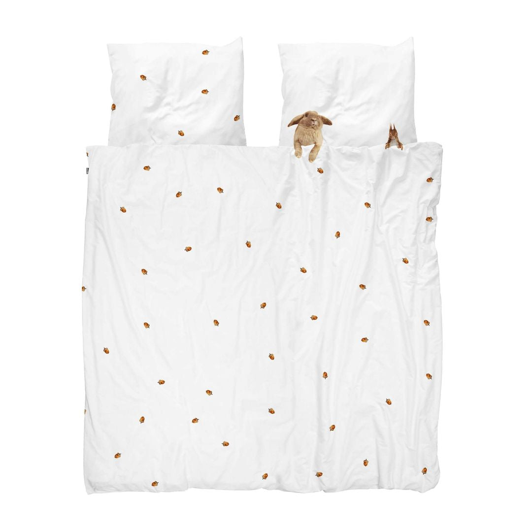 Dekbedovertrek - Snurk - Furry Friends (flanel) — Verlinden Slaapcomfort